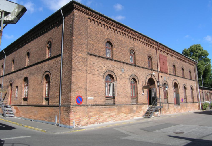 Den røde lagerbygning